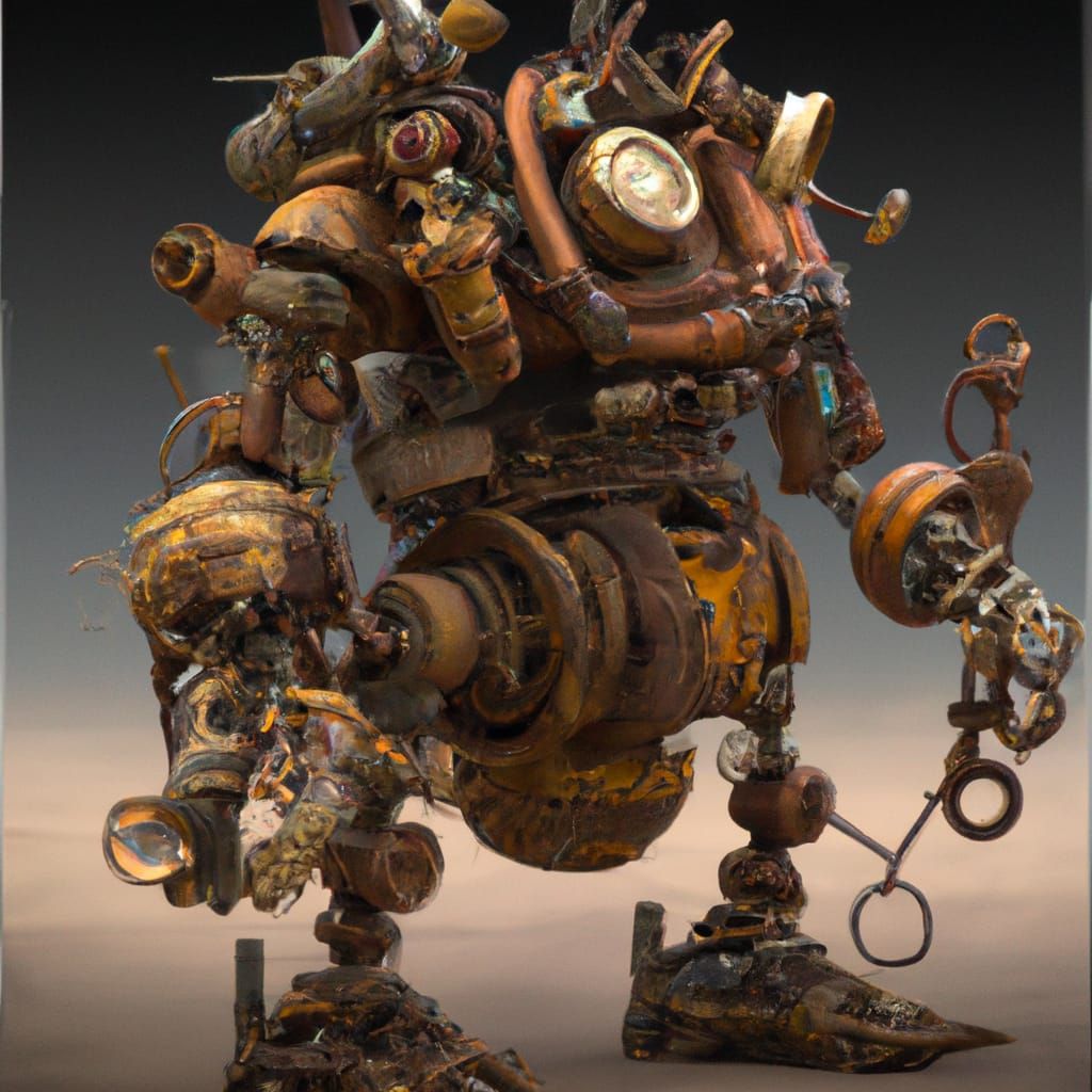 Junk Mech - AI Generated Artwork - NightCafe Creator