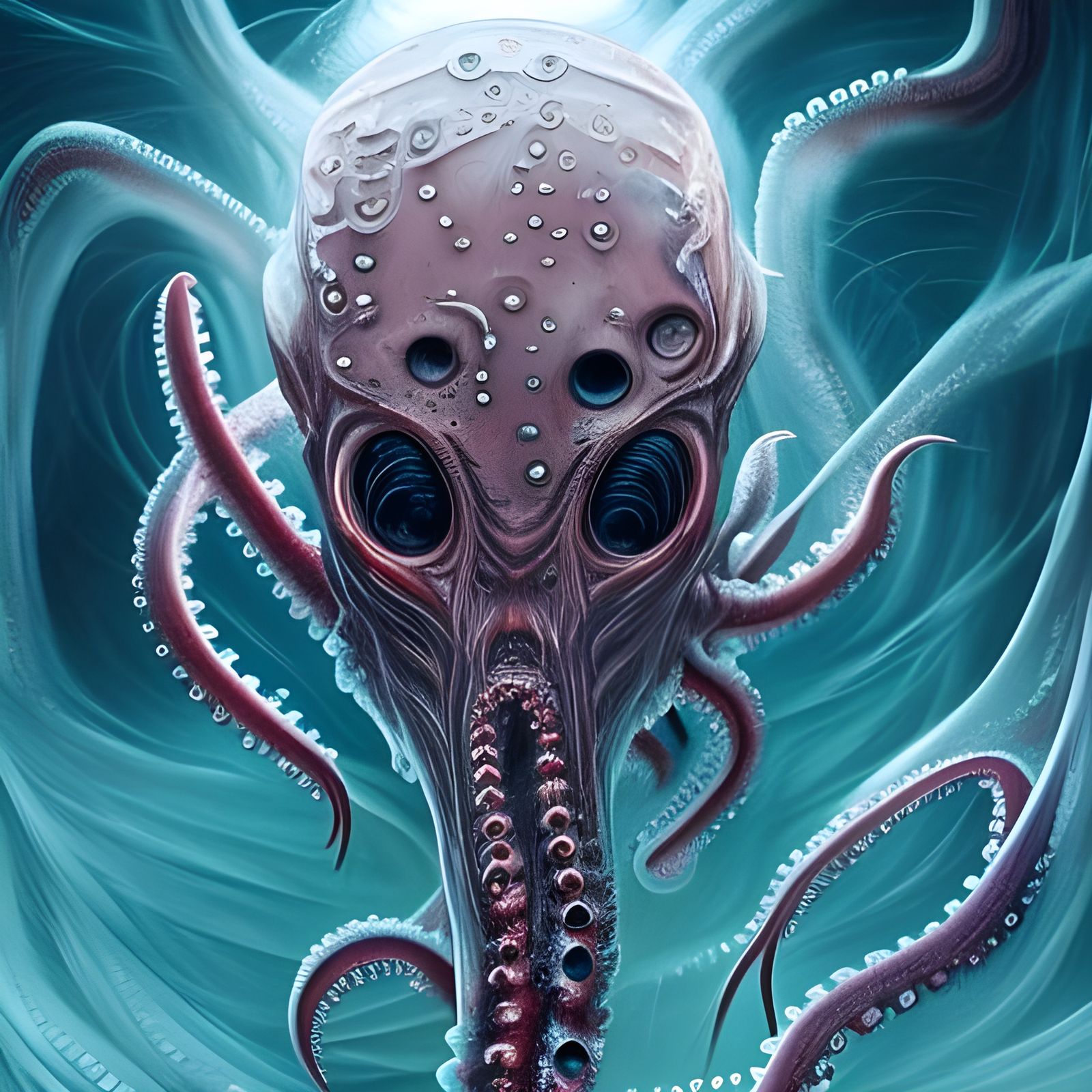 Octopus Alien🐙 - AI Generated Artwork - NightCafe Creator