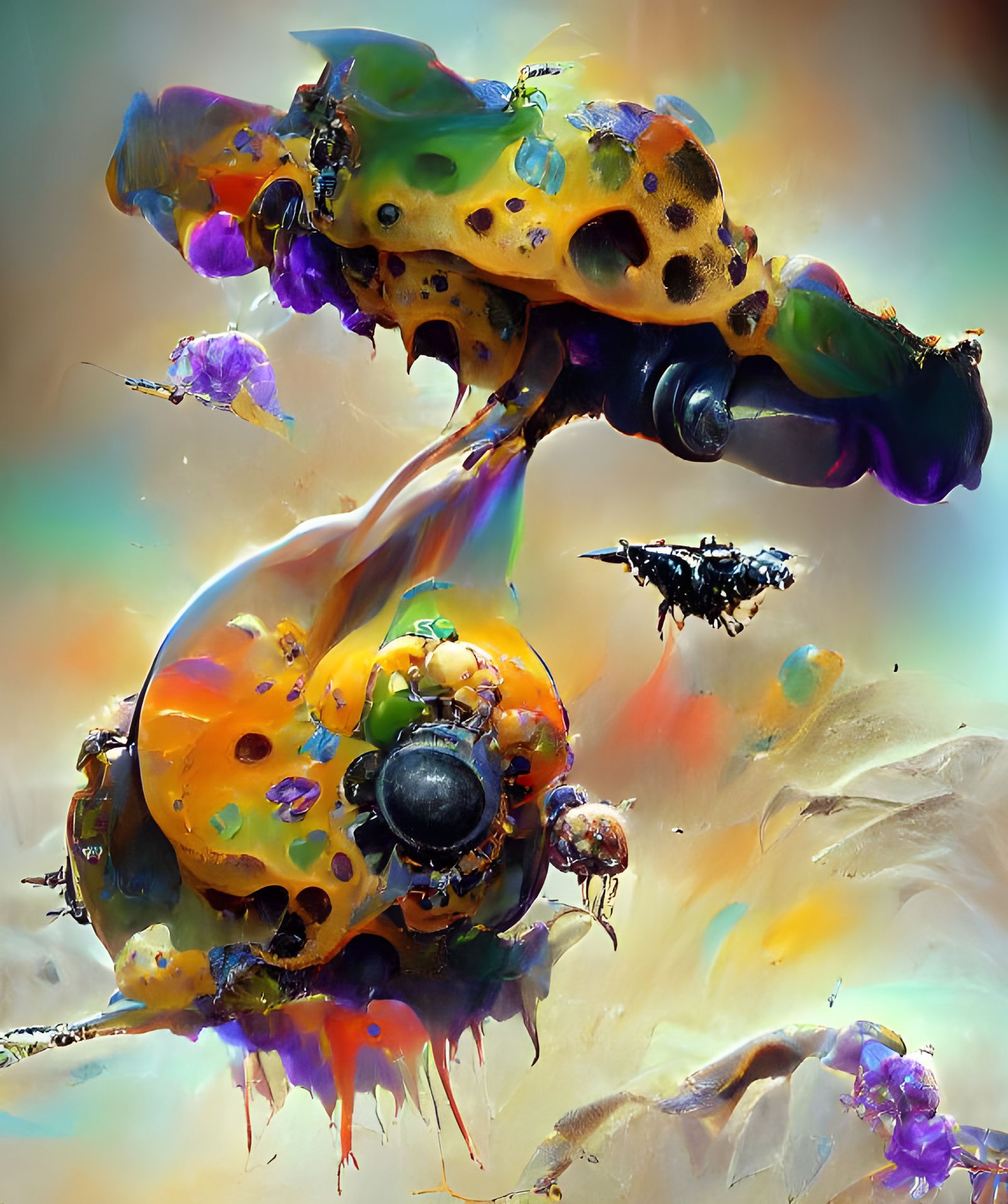 Mushroom Specimen; Alien World Artifact - AI Generated Artwork ...