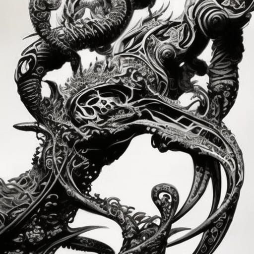 Tiamat - AI Generated Artwork - NightCafe Creator