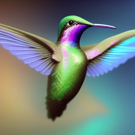 Hummingbird - AI Generated Artwork - NightCafe Creator
