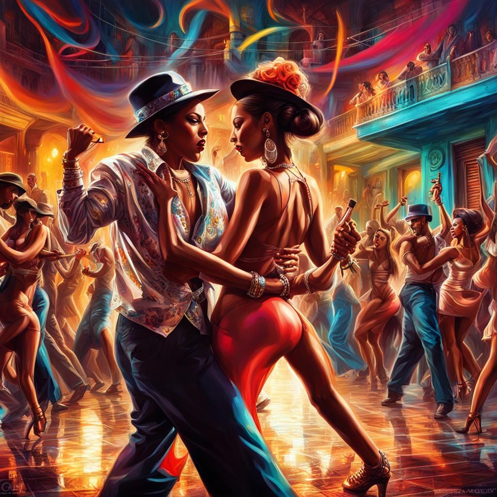 The Mambo dance. - AI Generated Artwork - NightCafe Creator