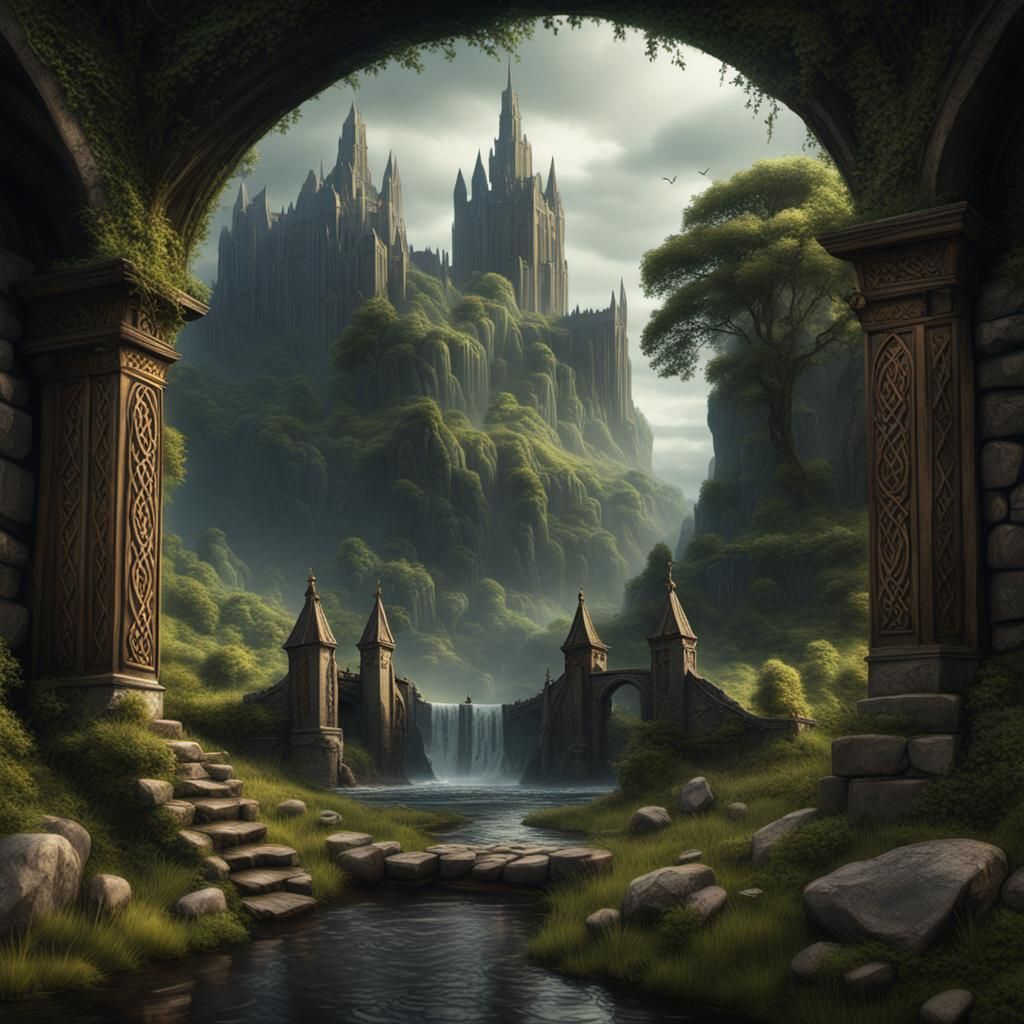 Celtic castle - AI Generated Artwork - NightCafe Creator