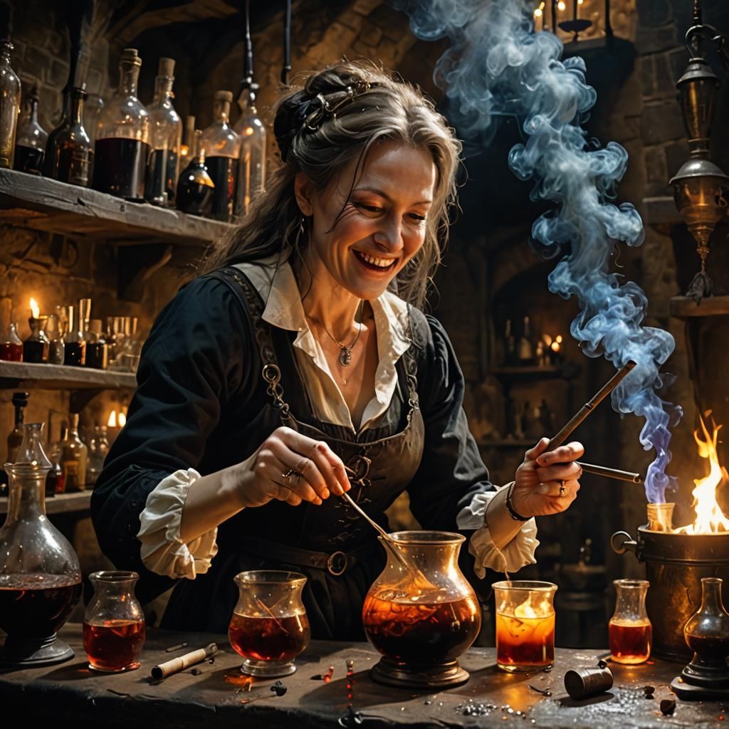 White Magic Alchemist - AI Generated Artwork - NightCafe Creator