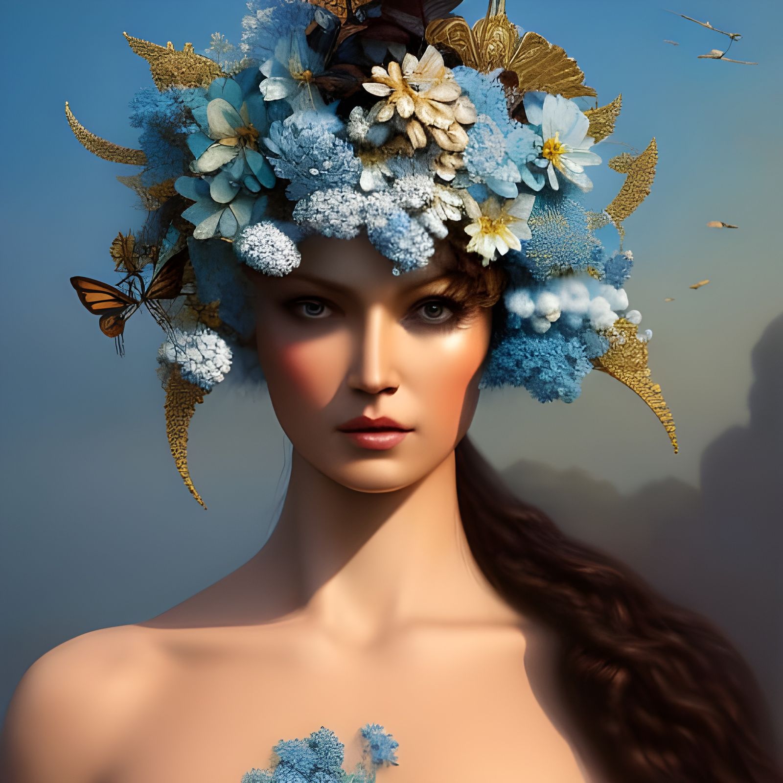 “Half Statue" - AI Generated Artwork - NightCafe Creator