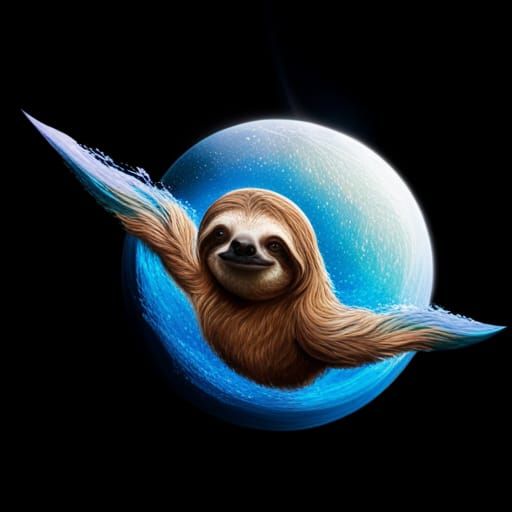 Sloth 03 - AI Generated Artwork - NightCafe Creator