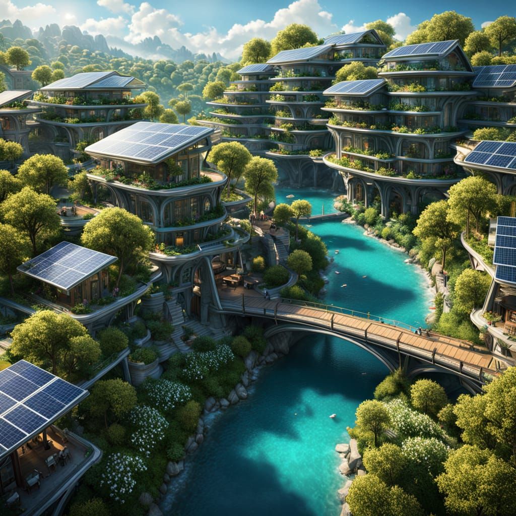 Solarpunk Settlement - Solarpunk Settlement