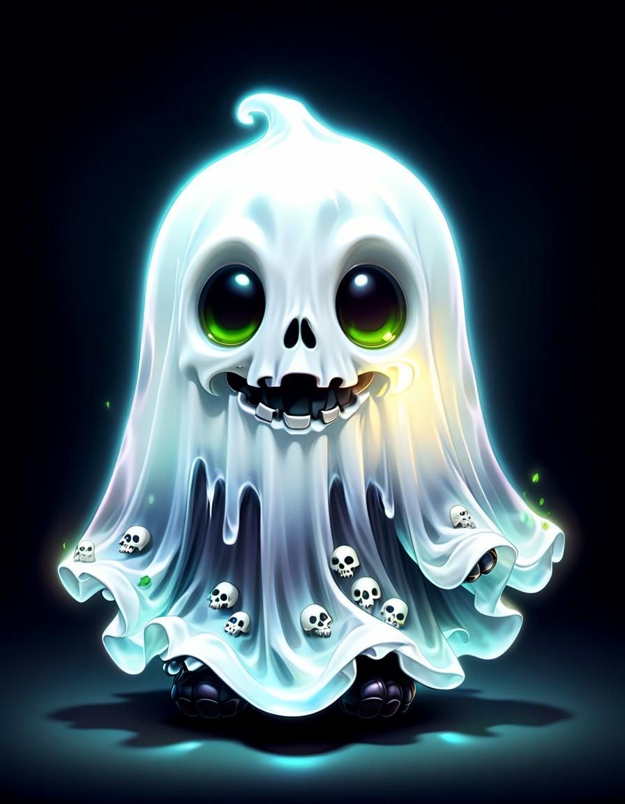 Cute Spook - AI Generated Artwork - NightCafe Creator