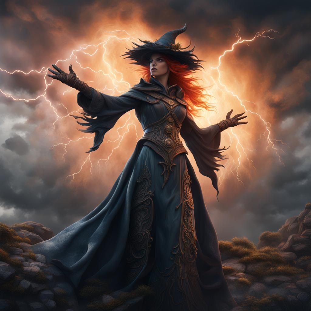 Weather witch working - AI Generated Artwork - NightCafe Creator