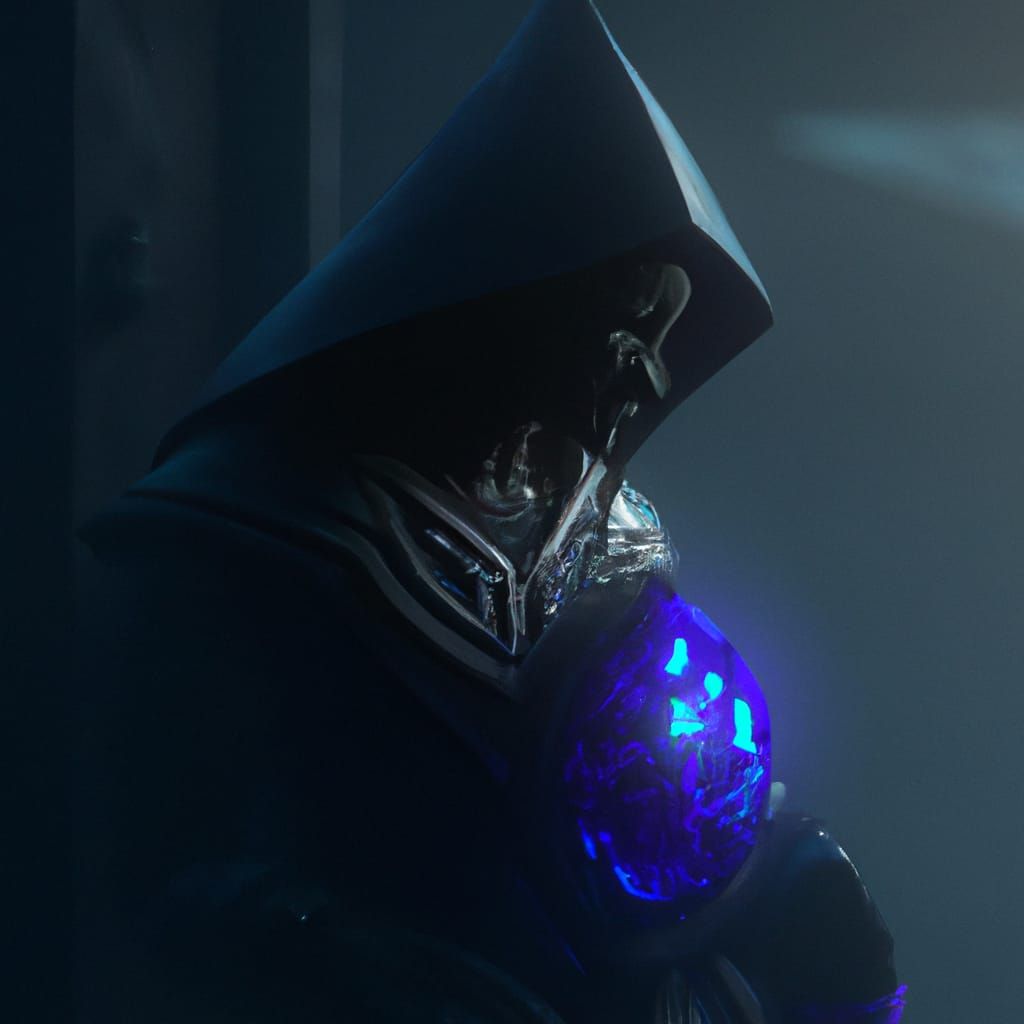 A shadow mage lurking in the shadows - AI Generated Artwork - NightCafe ...