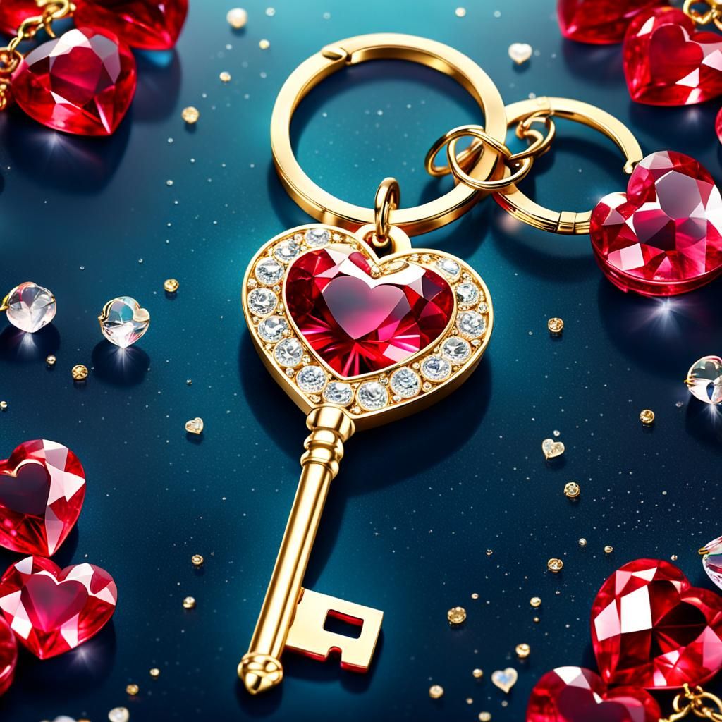 Ruby key - AI Generated Artwork - NightCafe Creator