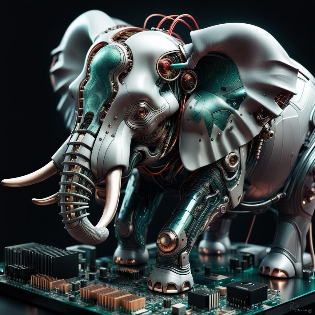 Computer automaton - AI Generated Artwork - NightCafe Creator