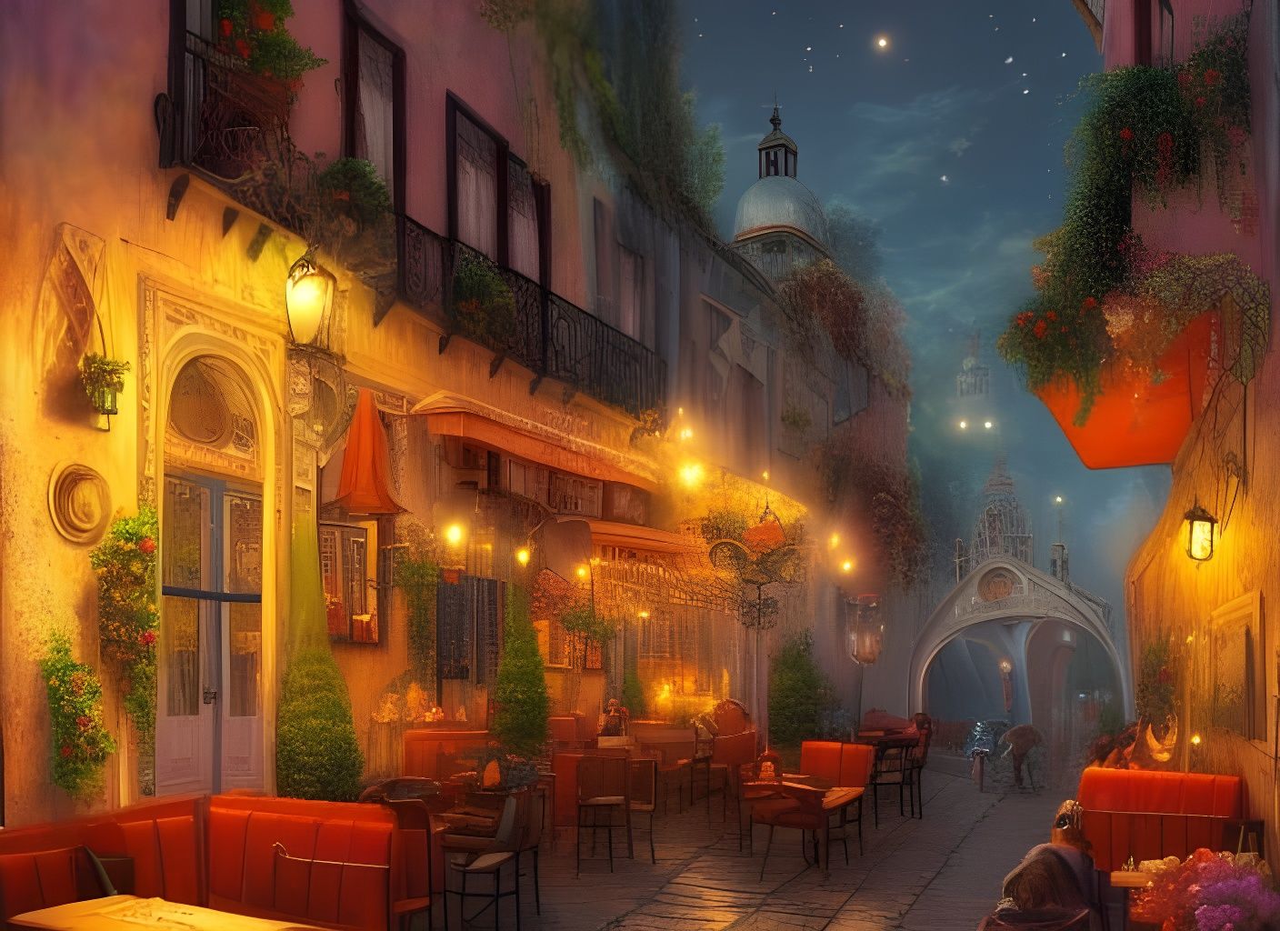 Night Café - AI Generated Artwork - NightCafe Creator