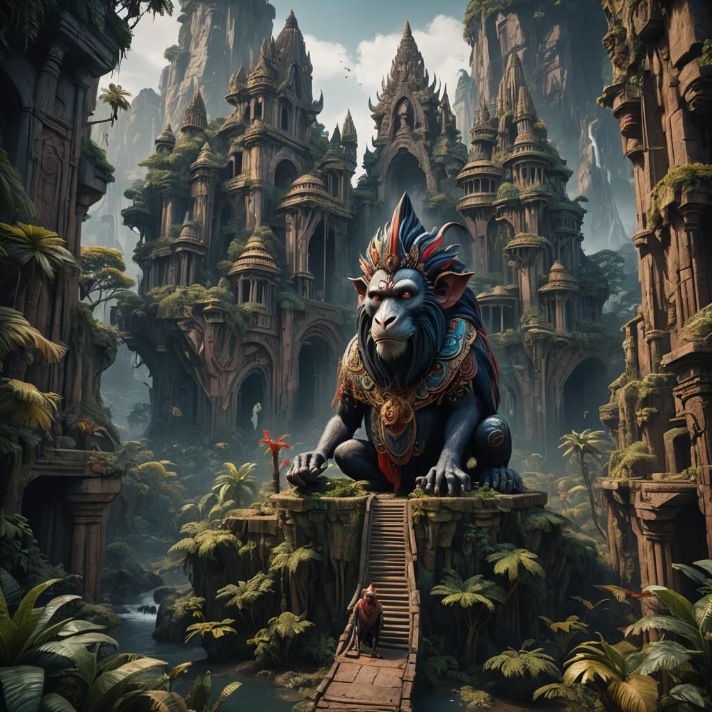 The Ape God - AI Generated Artwork - NightCafe Creator