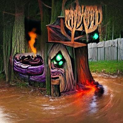 The Doomwood Curse - AI Generated Artwork - NightCafe Creator