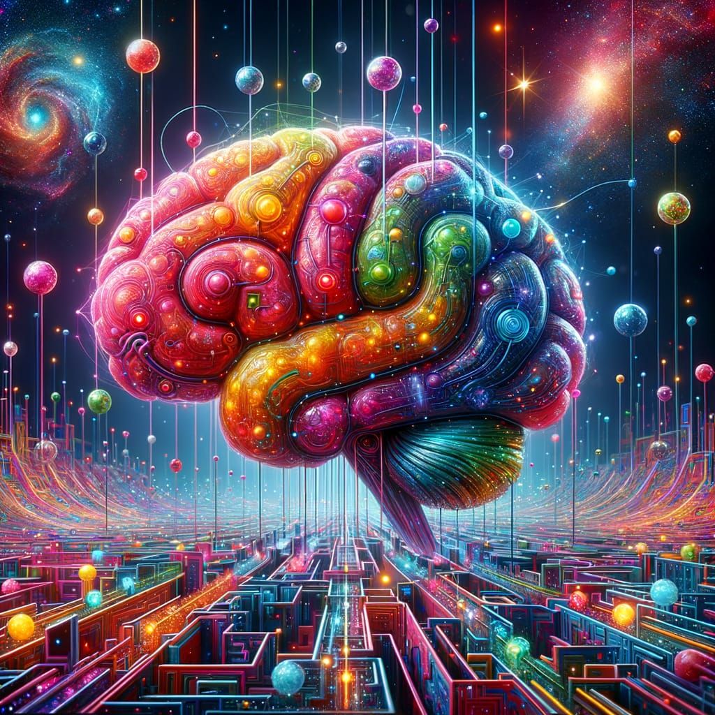 I Upgraded My Brain to the Extra Fancy Kind - AI Generated Artwork ...