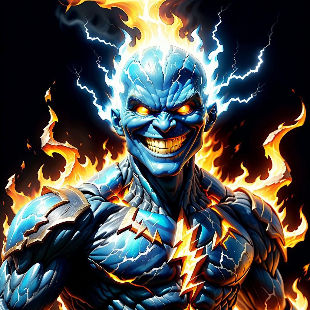 Fire & Lightning - AI Generated Artwork - NightCafe Creator