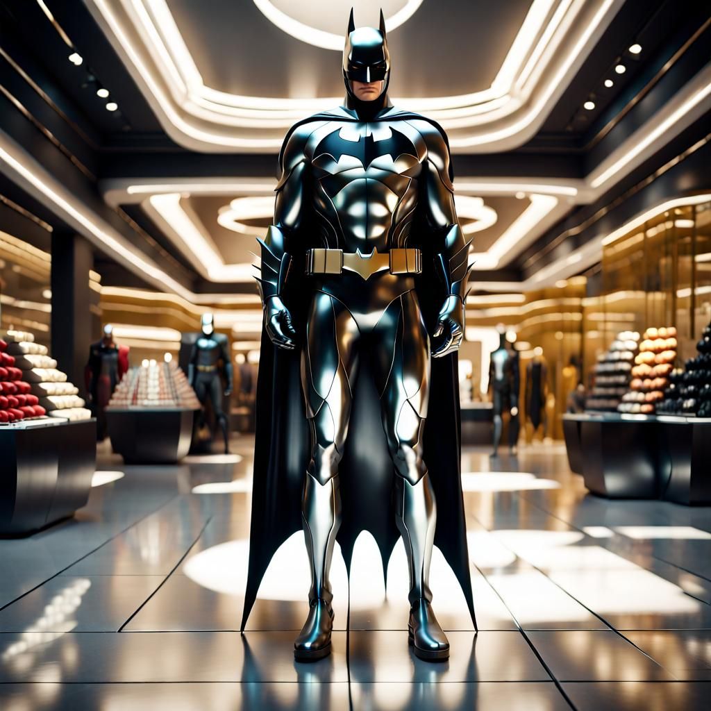 Batman Begins Shopping - AI Generated Artwork - NightCafe Creator