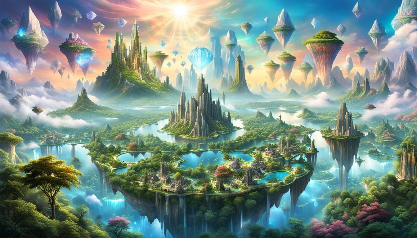 A Fantasy Realm - AI Generated Artwork - NightCafe Creator