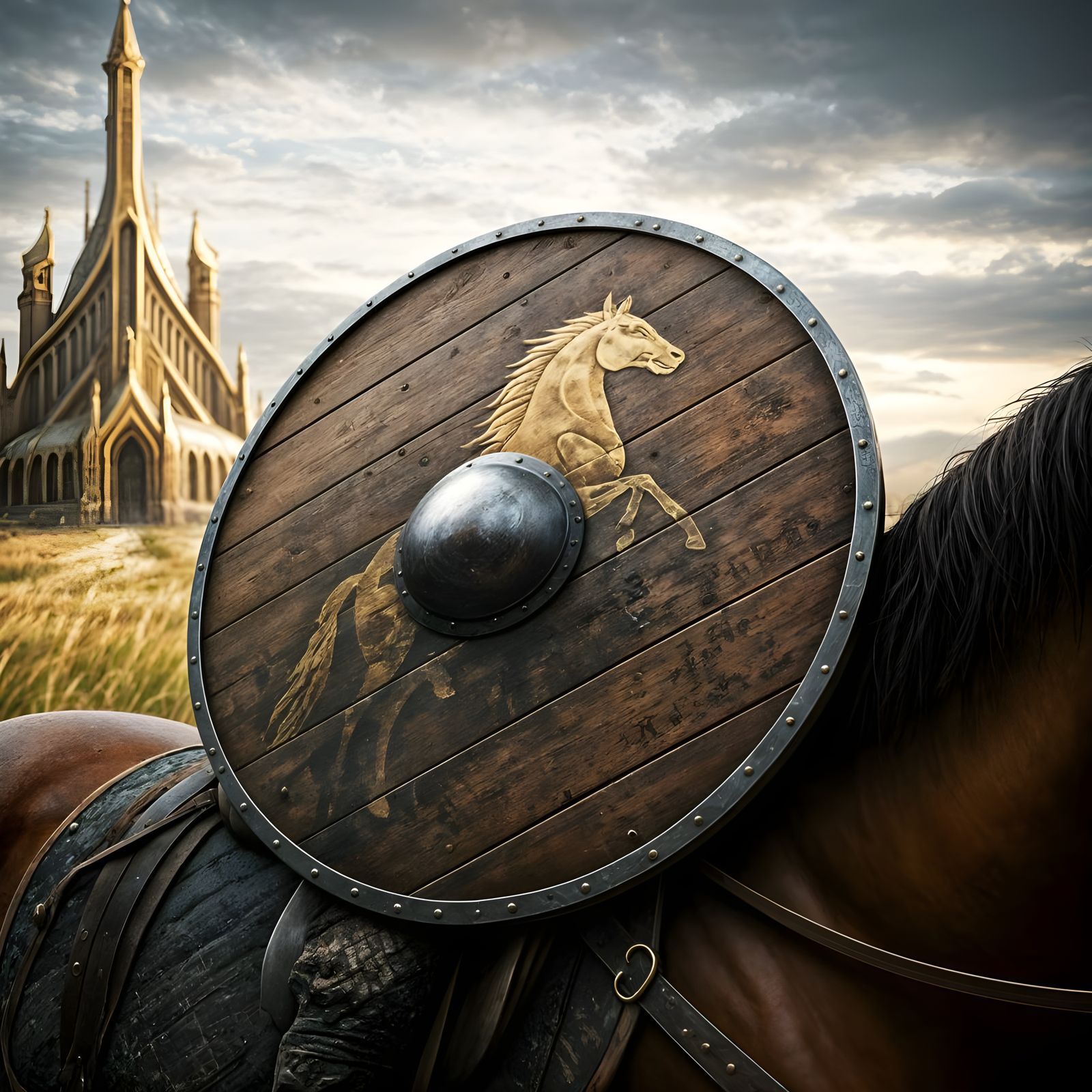 Shield of the Riders of Rohan - Lord of the Rings