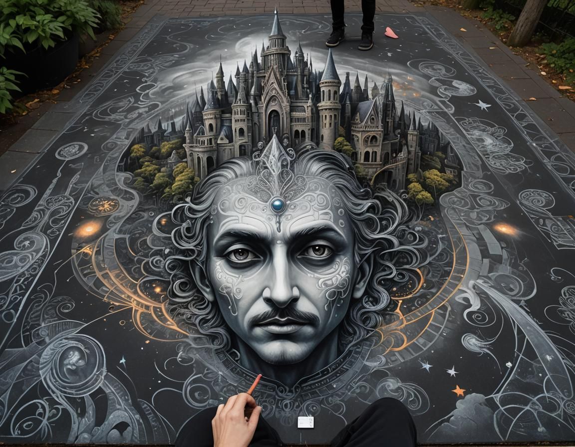 Chalk Art - AI Generated Artwork - NightCafe Creator