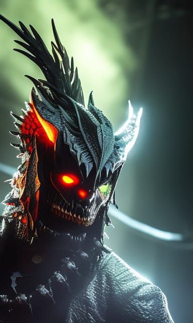 An 80s demon - AI Generated Artwork - NightCafe Creator