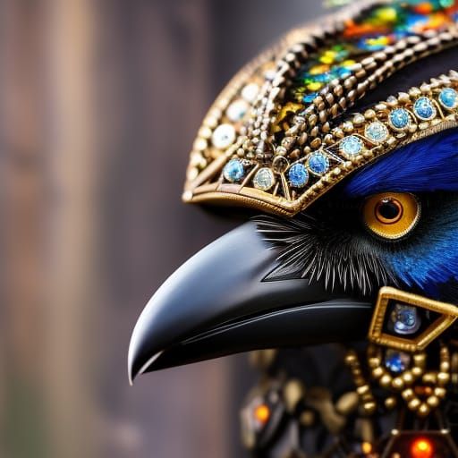 corvidae warrior - AI Generated Artwork - NightCafe Creator