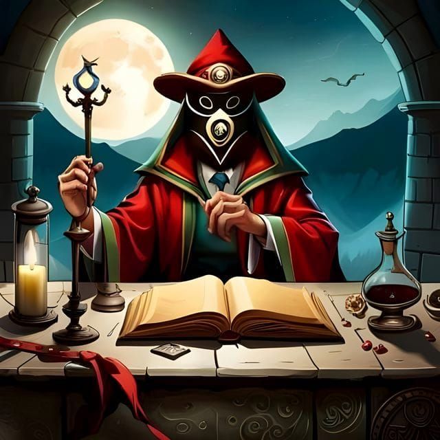 The Masked Wizard - AI Generated Artwork - NightCafe Creator