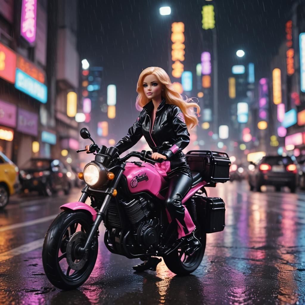 biker Barbie - biker Barbie