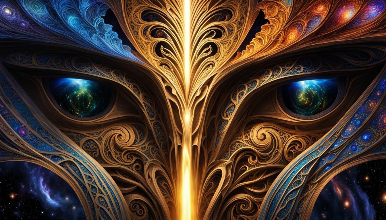 In the heart of an infinite cosmos, Ilúvatar, a being stood as the ...