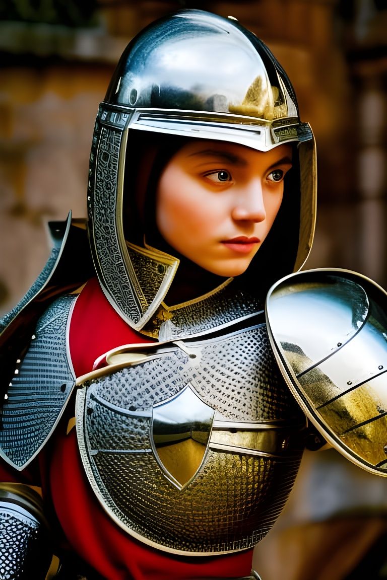 Knight lady - AI Generated Artwork - NightCafe Creator
