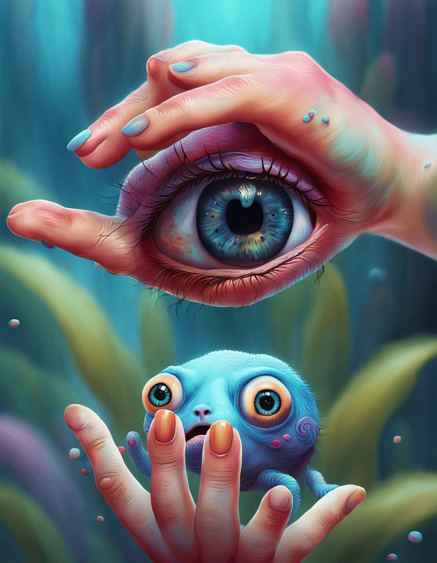 Hand Eye Coordination - AI Generated Artwork - NightCafe Creator