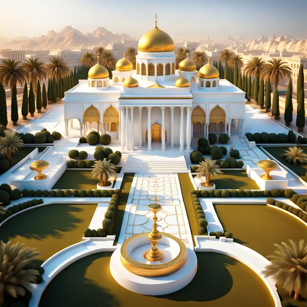 Luxury Persian Palace. - AI Generated Artwork - NightCafe Creator