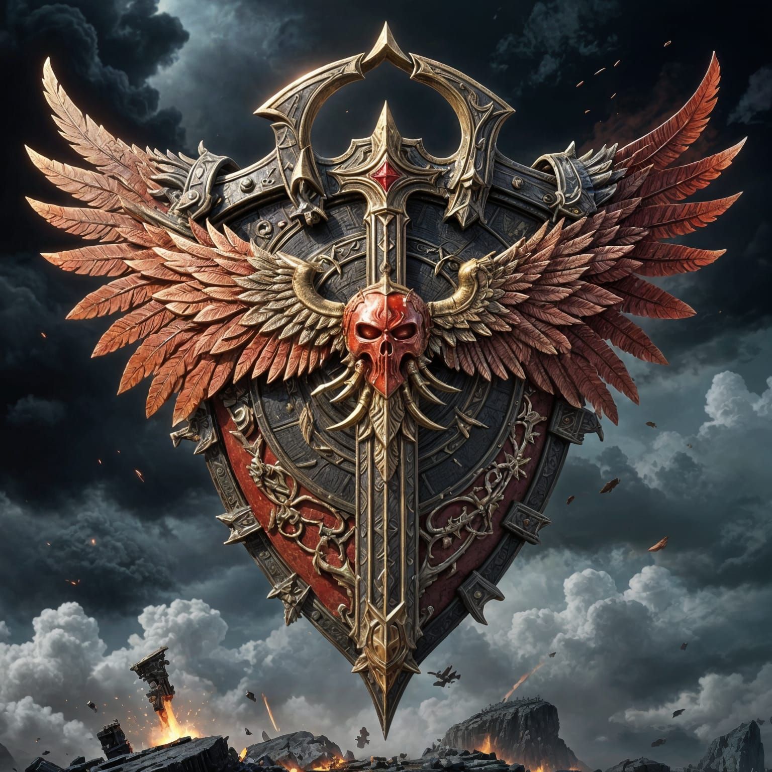 Warhammer 40K Blood Angels: "The Emperor Protects"