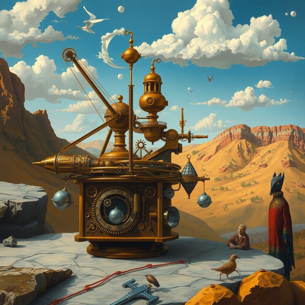 Surrealist Masterpiece in Whimsical Renaissance St... - AI Art