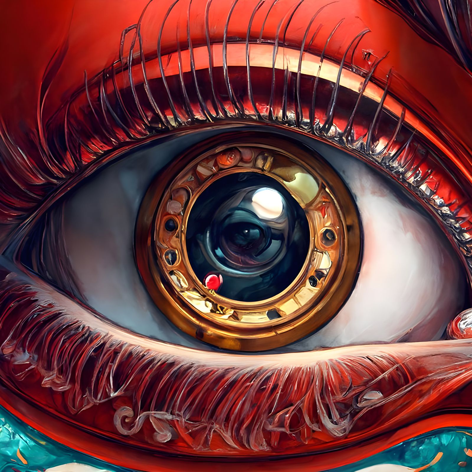 Steampunk Eye - AI Generated Artwork - NightCafe Creator
