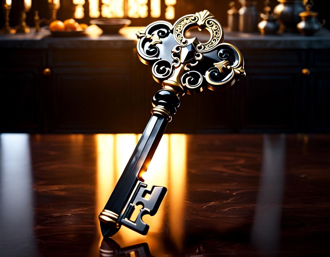 Obsidian key - AI Generated Artwork - NightCafe Creator