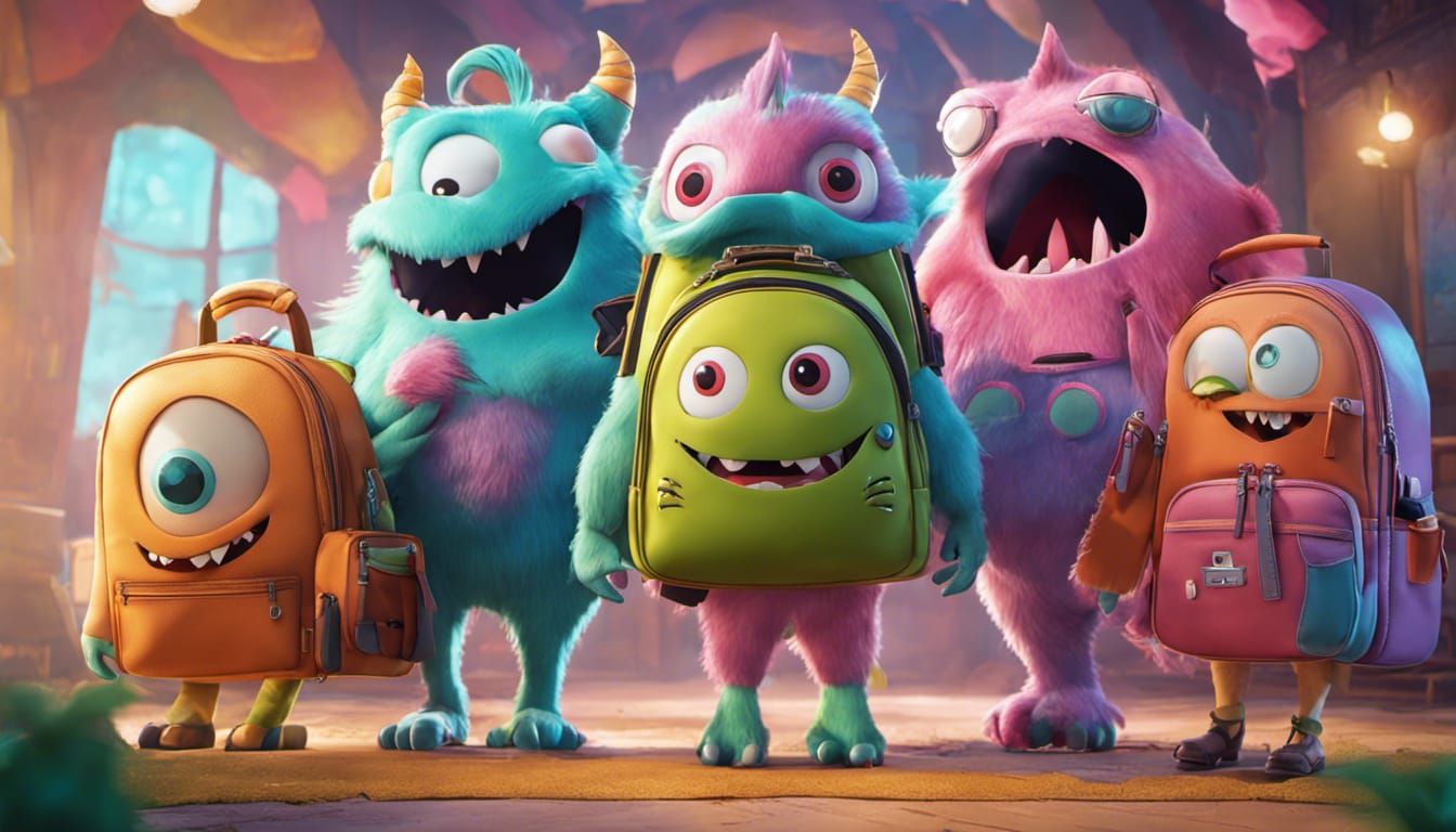 Monster School v7 - AI Generated Artwork - NightCafe Creator