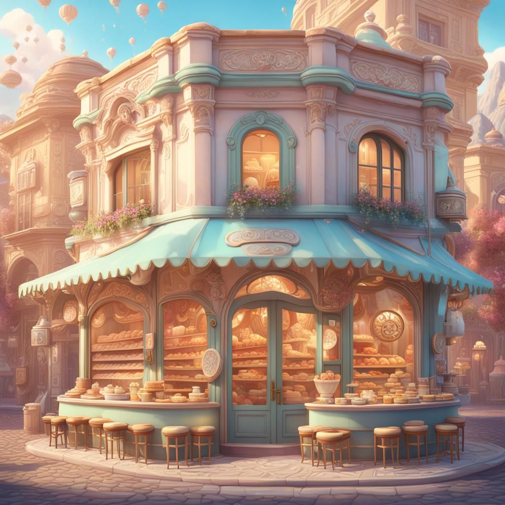 Cinnamon Rolls Store 🍩 - AI Generated Artwork - NightCafe Creator