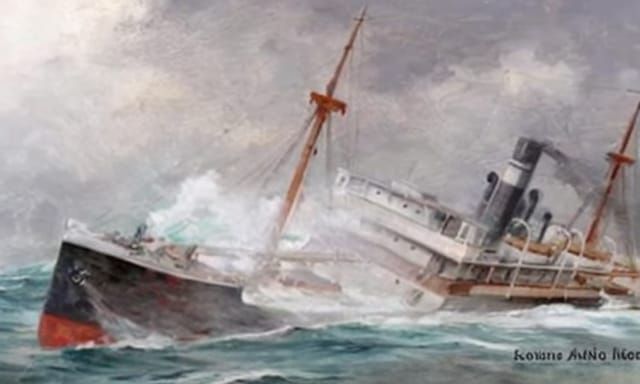ocean liner in rough seas. - AI Generated Artwork - NightCafe Creator