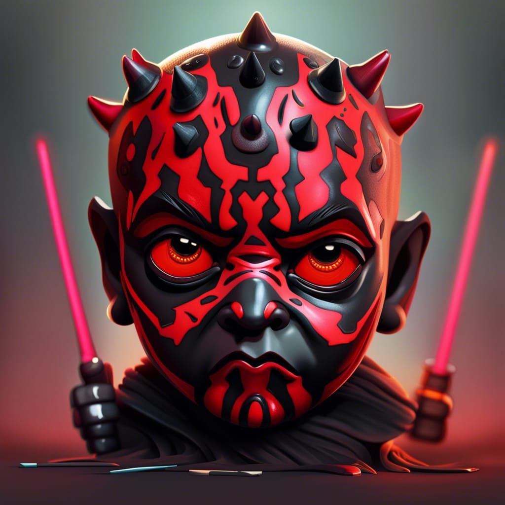 Chibi Darth Maul - AI Generated Artwork - NightCafe Creator
