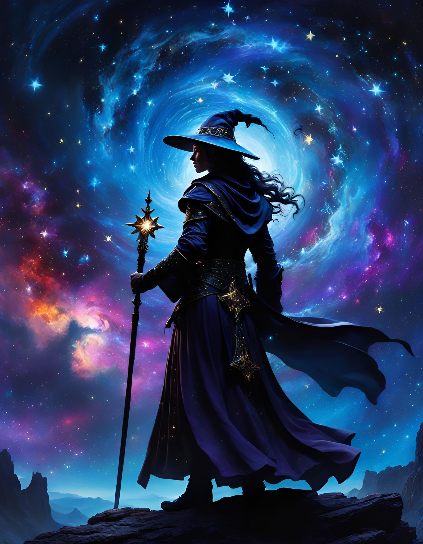 Star mage - AI Generated Artwork - NightCafe Creator