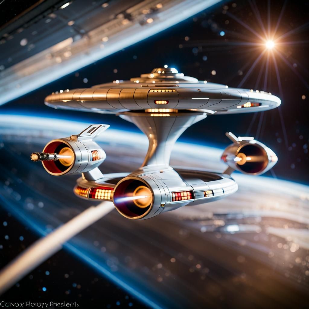 Starfleet ship - AI Generated Artwork - NightCafe Creator