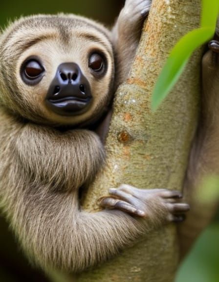 Sloth - AI Generated Artwork - NightCafe Creator