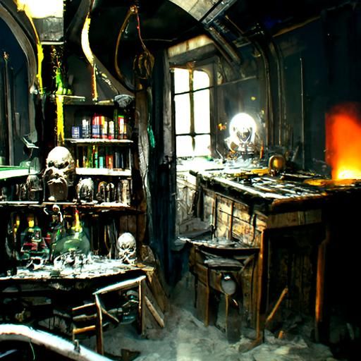 Alchemist lab - AI Generated Artwork - NightCafe Creator