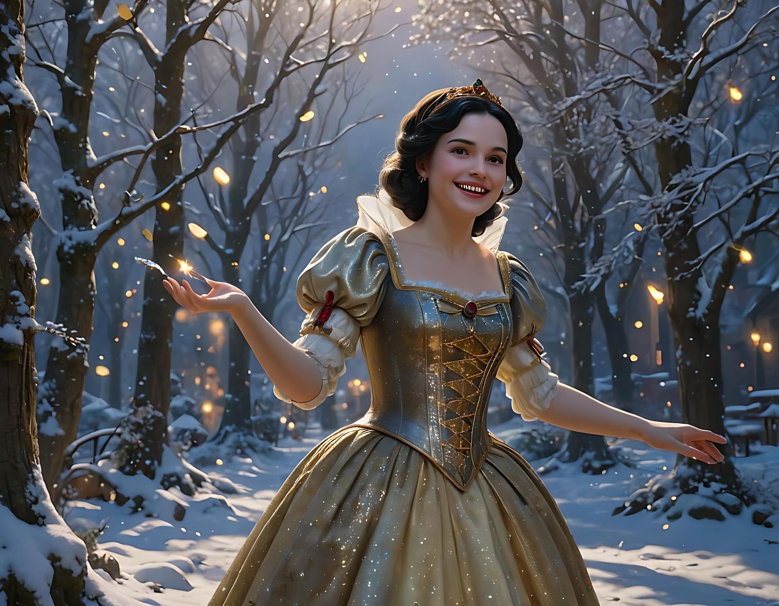 Snow White - AI Generated Artwork - NightCafe Creator