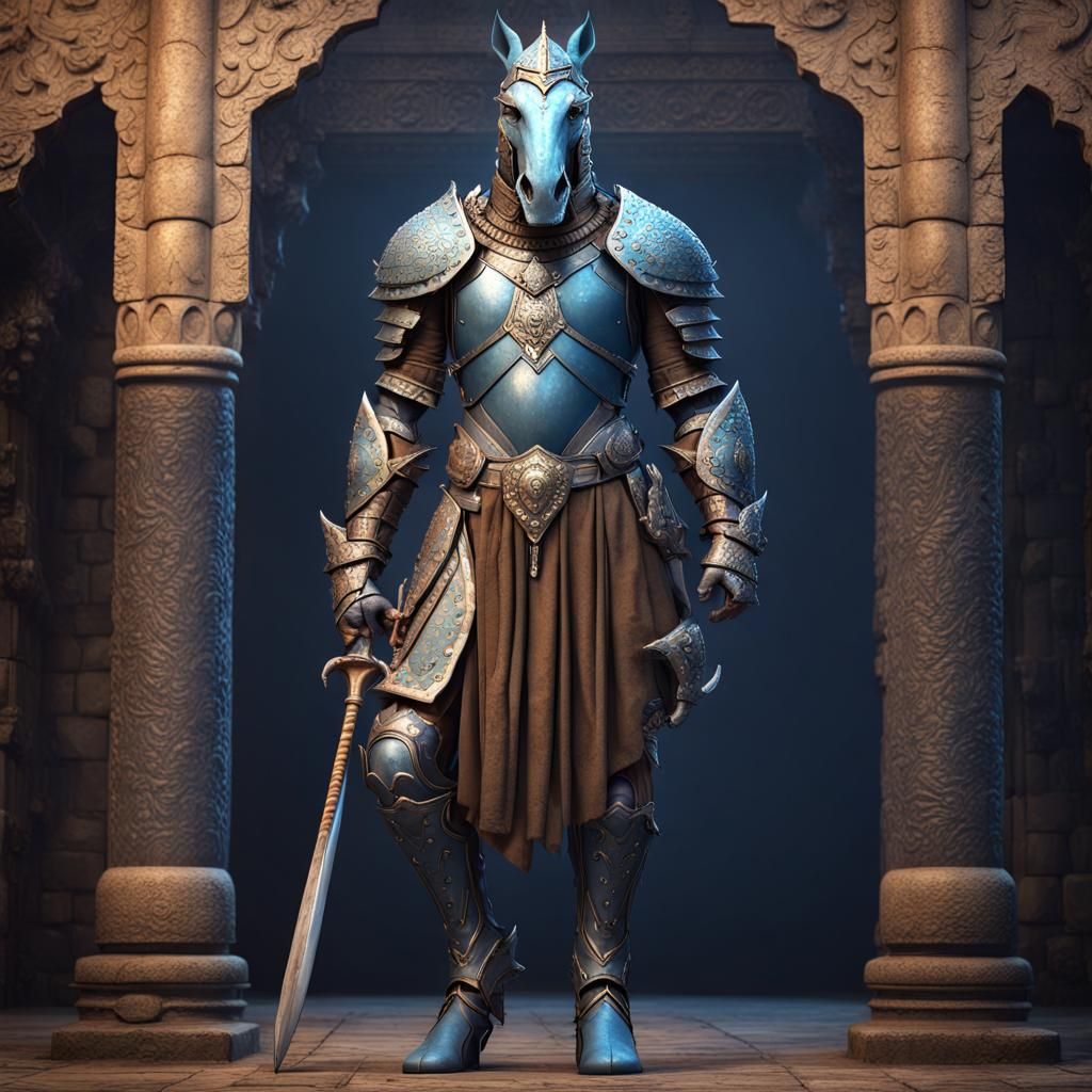 Asvamukha Male Oracle - AI Generated Artwork - NightCafe Creator