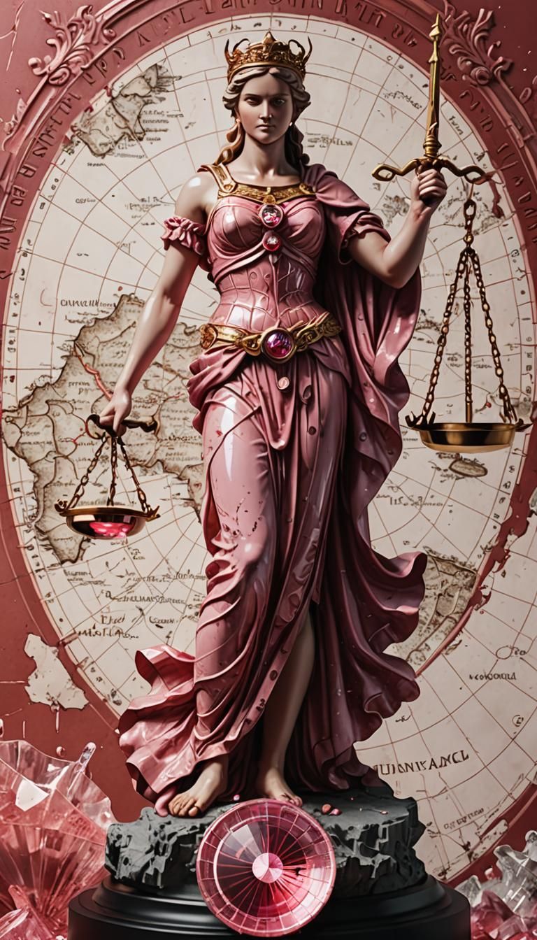 Themis in pink - AI Generated Artwork - NightCafe Creator