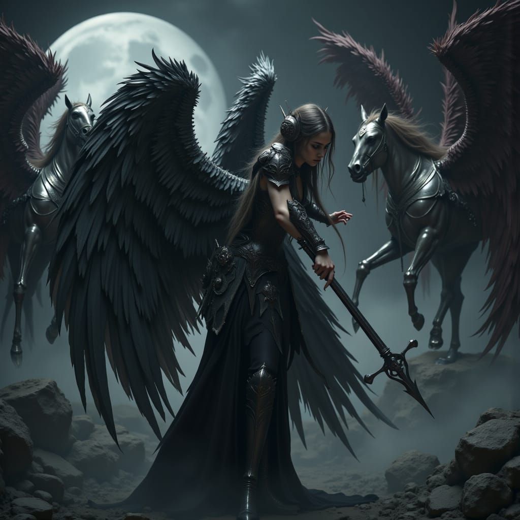 Conjuring Daemon Horses from Abyssal Rocks with the Rod of Chaos Creation