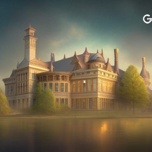 A magical research company with a late 1800's asthetic. The building is ...